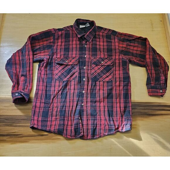 Field & Stream | Shirts | Field Stream Mens Xl Tall Red Black Plaid ...